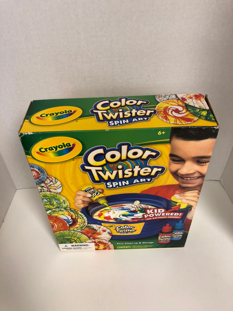 Crayola Color Twister Spin Art Kid Powered No Batteries Drip Paint Was ...