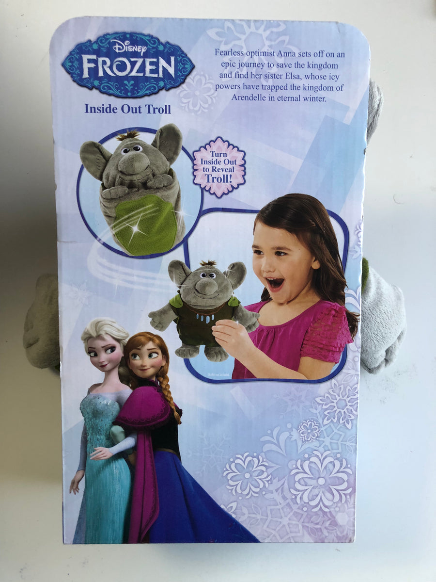 Disney Frozen Turn Inside Out to Reveal Troll Plush Toy Olaf Elsa Anna ...