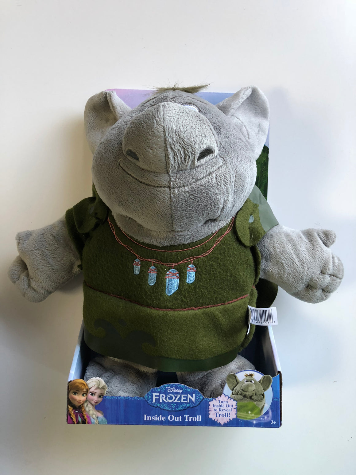 Disney Frozen Turn Inside Out to Reveal Troll Plush Toy Olaf Elsa Anna ...