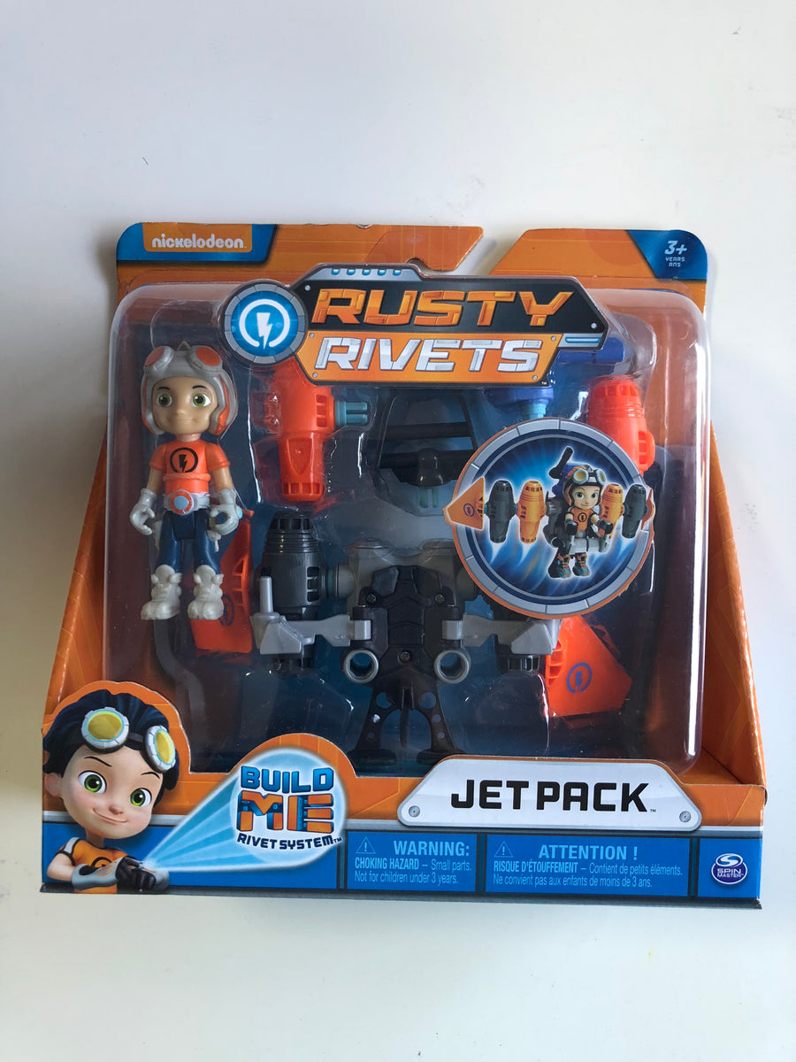 Nickelodeon Rusty Rivets Jet Pack Build Me System Figure Wings Airfoil ...