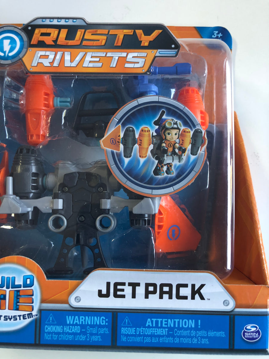 Nickelodeon Rusty Rivets Jet Pack Build Me System Figure Wings Airfoil ...