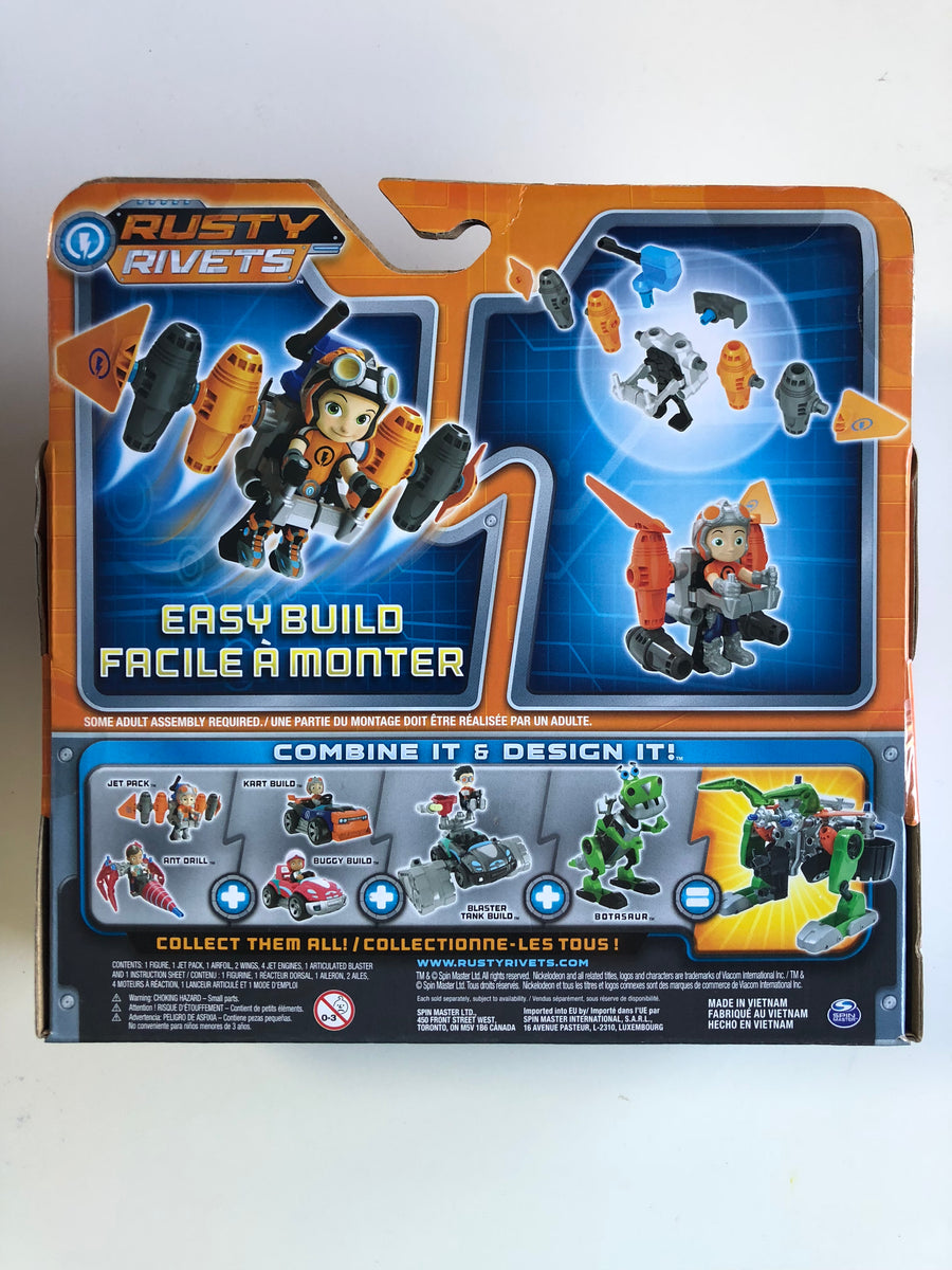 Nickelodeon Rusty Rivets Jet Pack Build Me System Figure Wings Airfoil ...