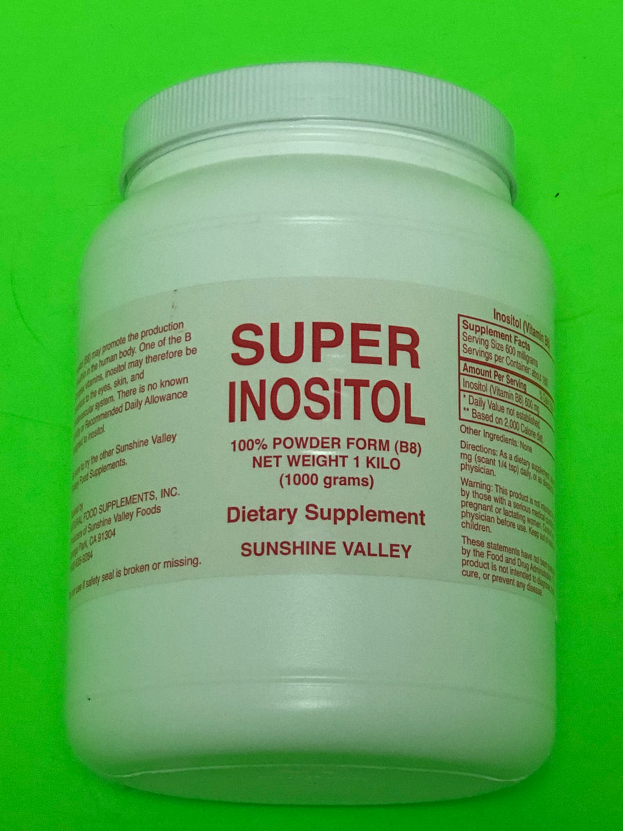 Vitamin B8 Super Inositol 💯% Powder Form 1 Kilo (1000 Grams)🌞Sunshine ...