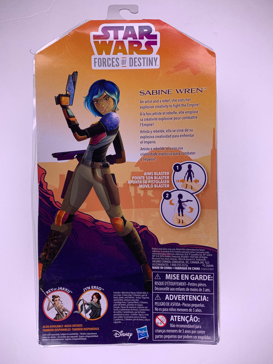 Hasbro Disney Star Wars Forces Of Destiny Sabine Wren – 1Solardeals