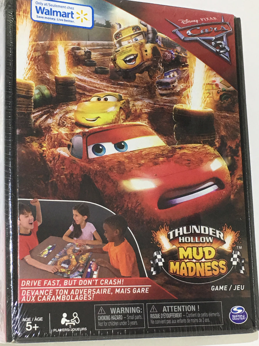 Disney Pixar Cars🚘Thunder Hollow Mud Madness Game Lightening McQueen C ...