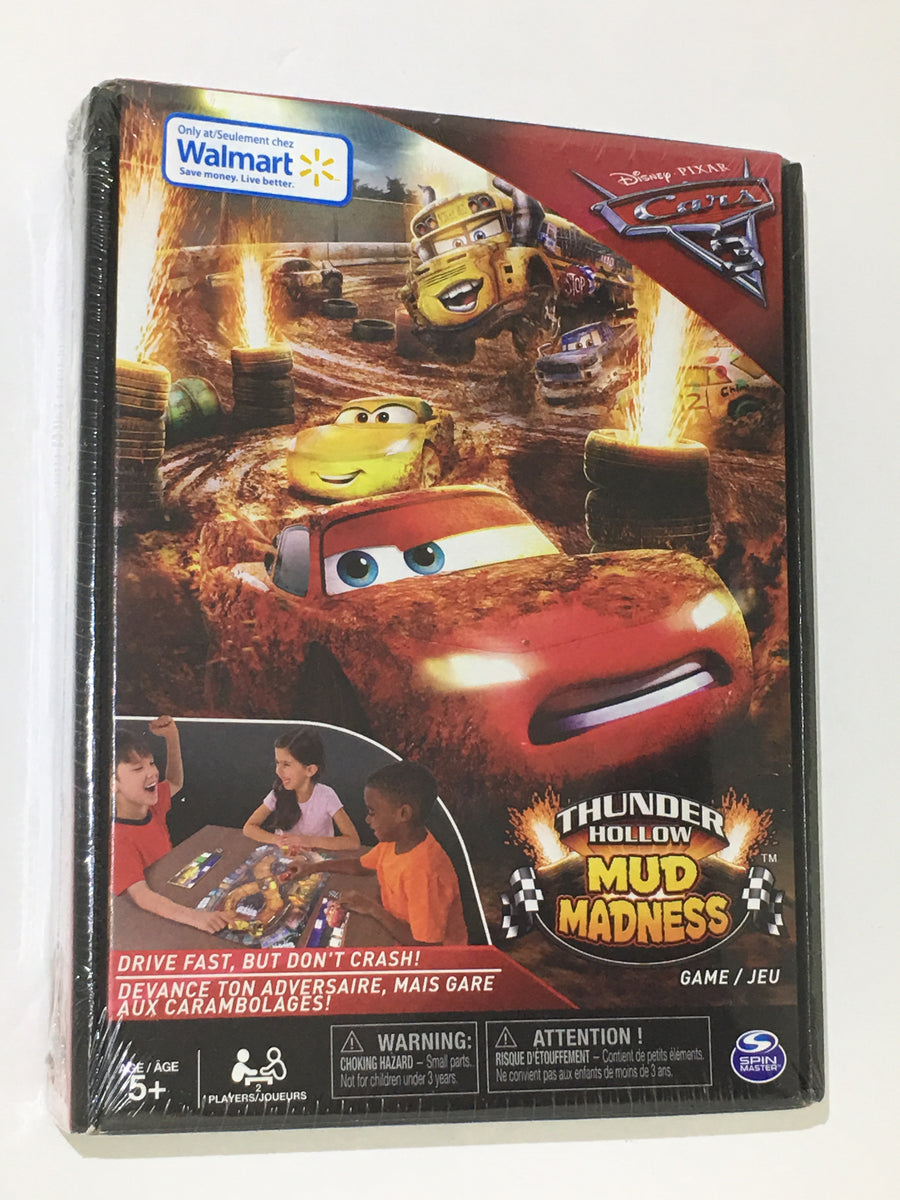Disney Pixar Cars🚘Thunder Hollow Mud Madness Game Lightening McQueen C ...