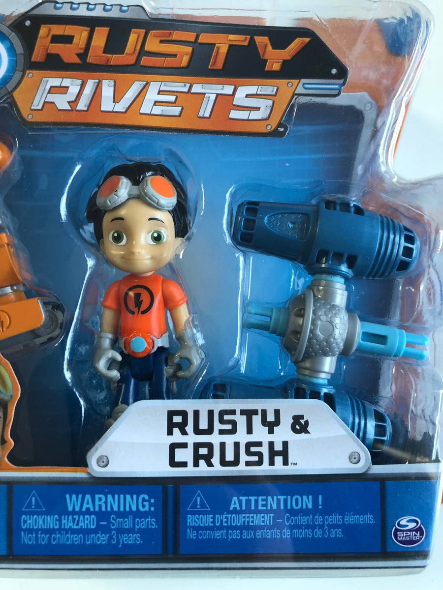 Nickelodeon Rivets Rusty & Crush System Build Combine Design It Ages 3 ...